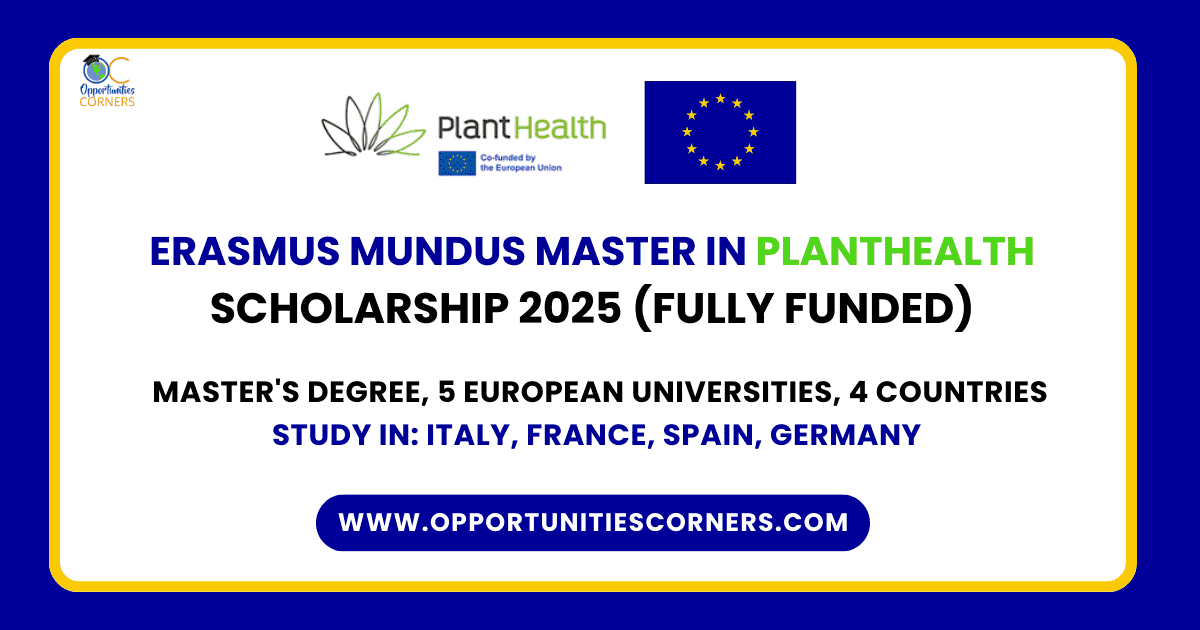 Erasmus Mundus Master In PlantHealth Scholarship 2026 (Fully Funded) - Excelsior Scholarships ...