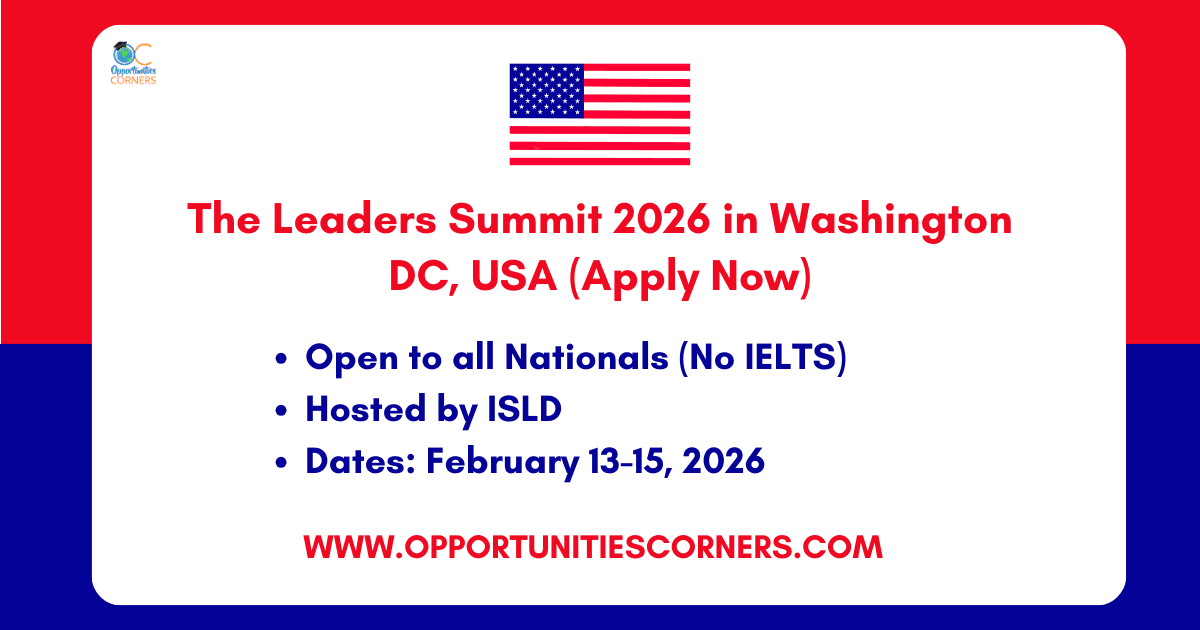 The Leaders Summit 2026 In Washington DC, USA (Apply Now) - Excelsior ...
