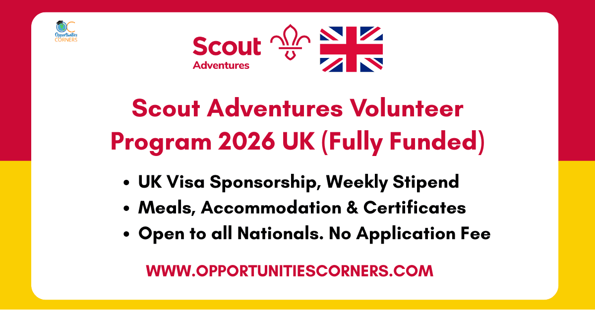 Scout Adventures Volunteer Program 2026 UK (Fully Funded) - Excelsior ...