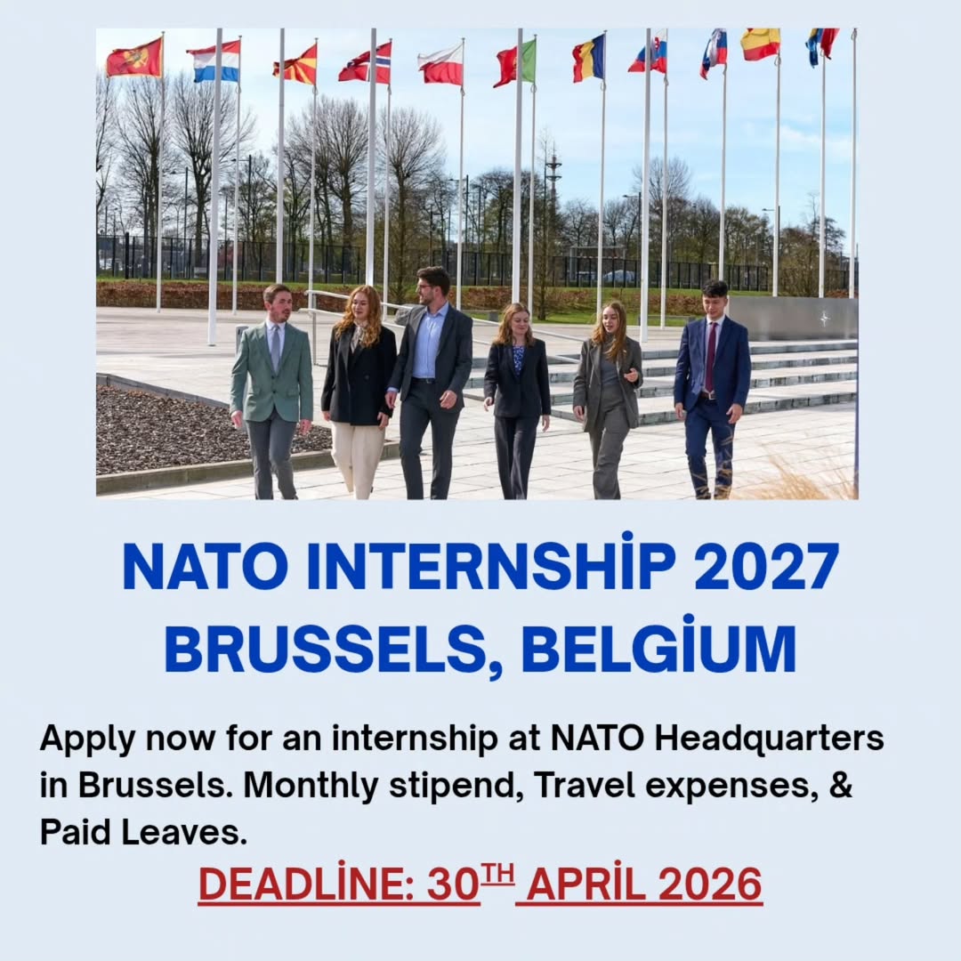 NATO Internship 2027 In Belgium | Paid Internship + Travel Covered ...